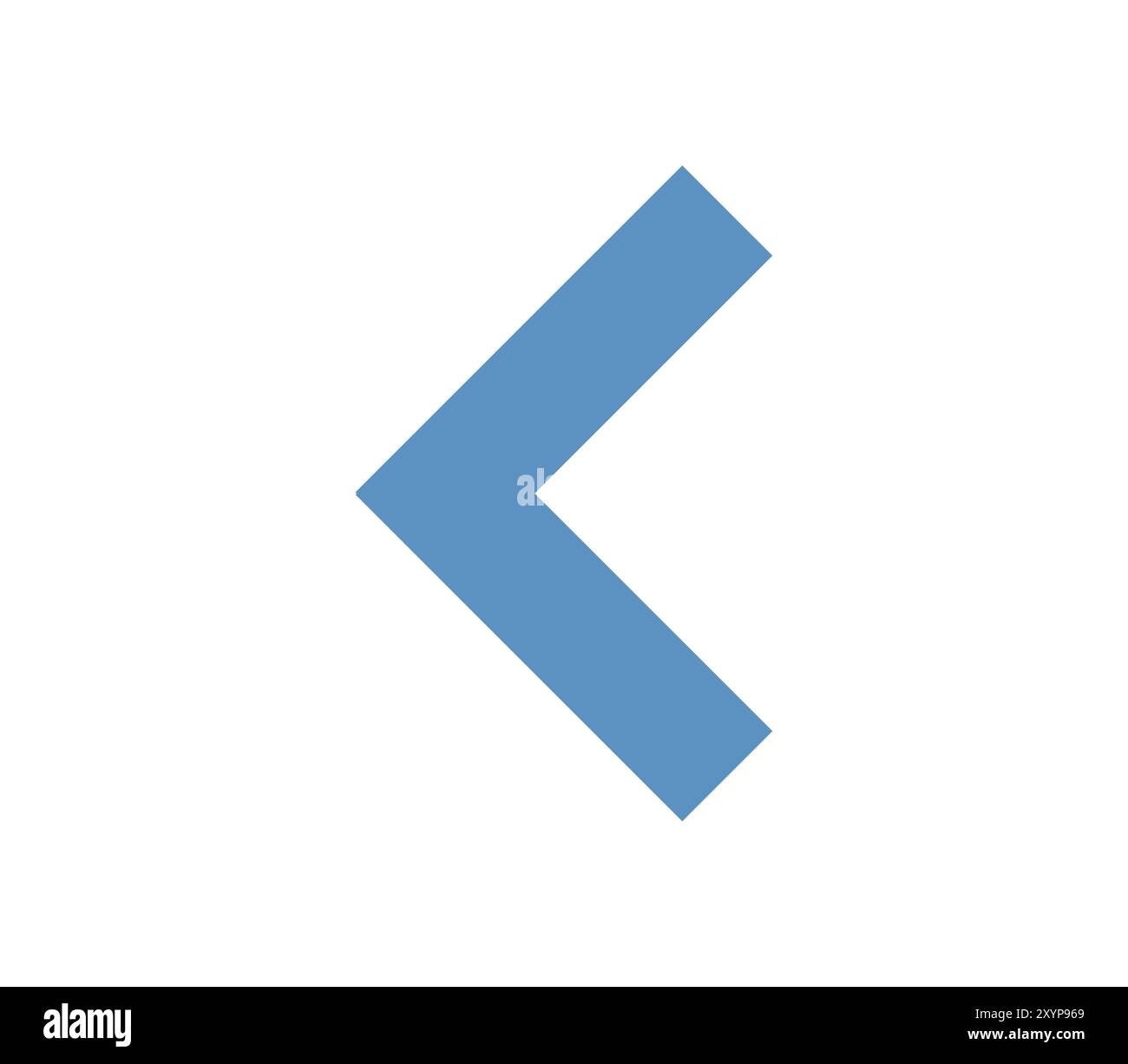 Arrow icon illustrated in vector on white background Stock Photo - Alamy