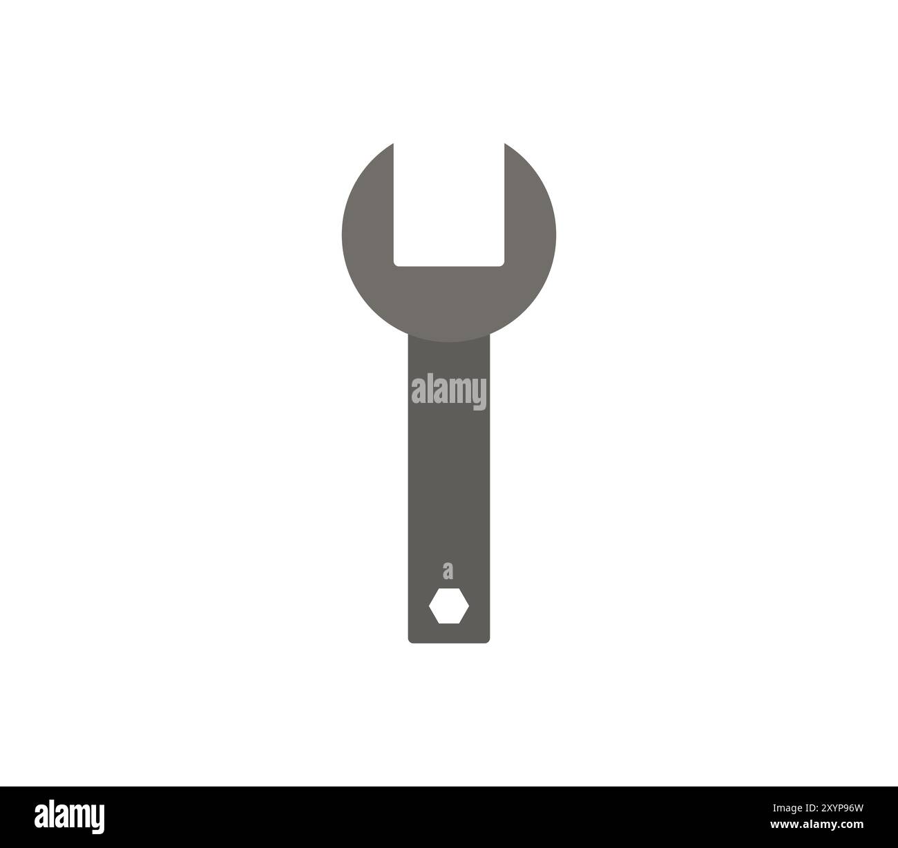 Wrench screwdriver tools icon Cut Out Stock Images & Pictures - Alamy