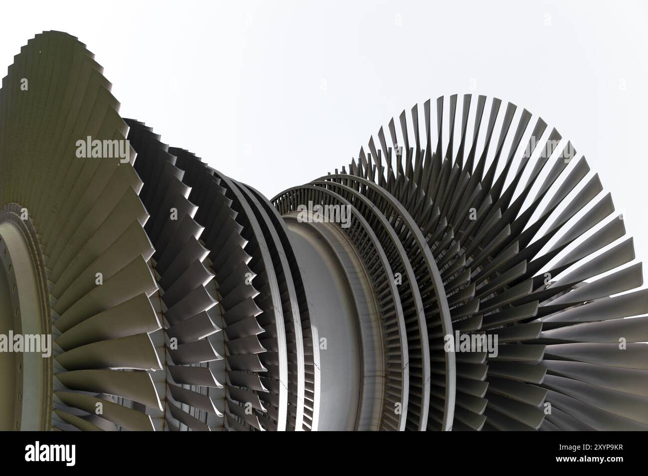 Rotor of the low-pressure section of a steam turbine Stock Photo - Alamy