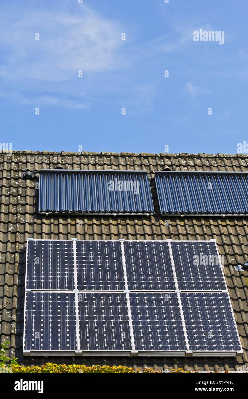 Solar energy captured by solar panels and photovoltaics Stock Photo - Alamy