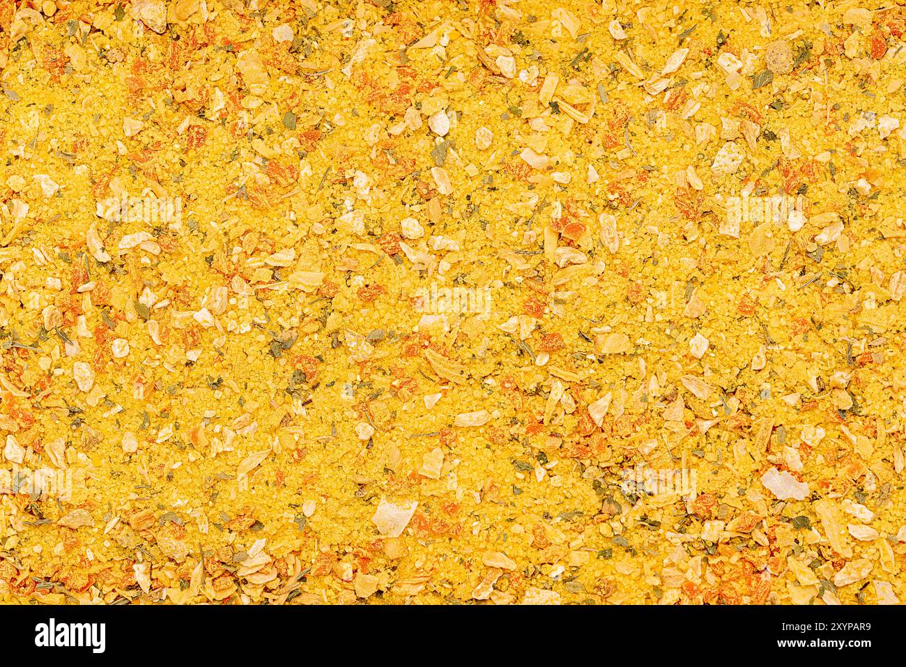 Macro photography of seasoning with dried vegetables and herbs, carrot ...