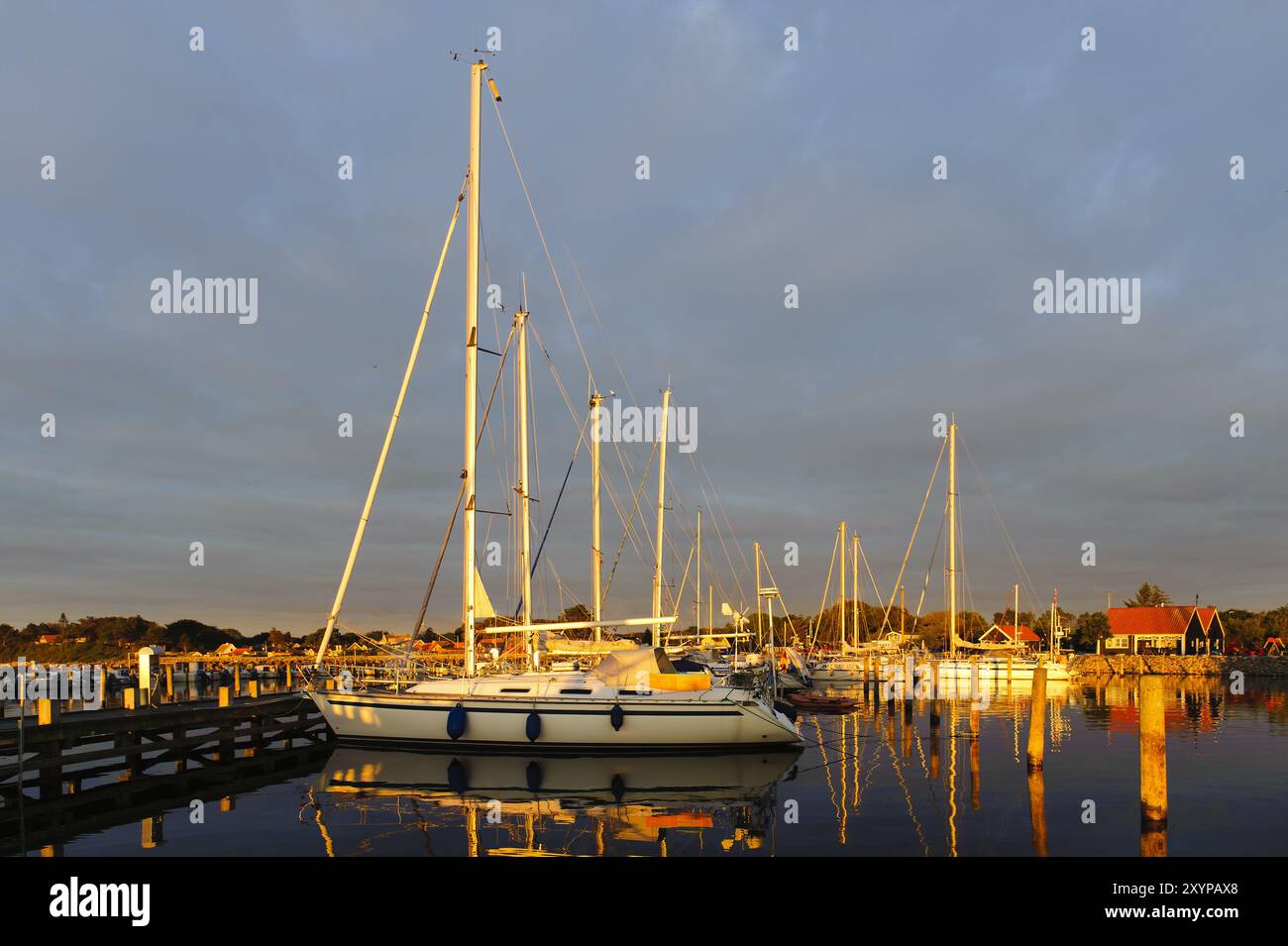 Langeland harbour hi-res stock photography and images - Alamy