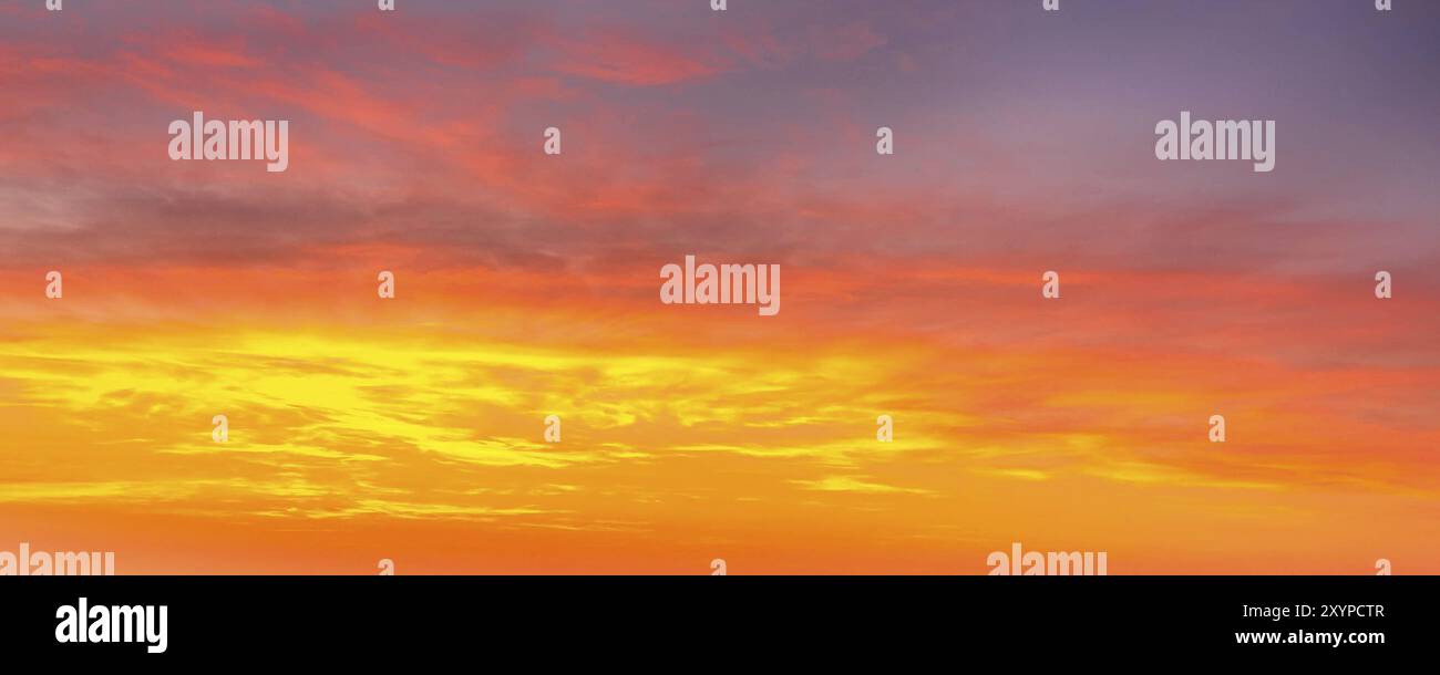 Sunset sky banner hi-res stock photography and images - Alamy