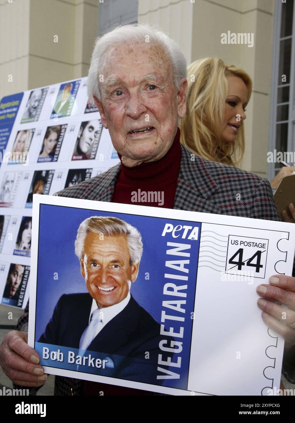 PETA Goes Postal: Pamela Anderson and Bob Barker Unveil Vegetarian ...
