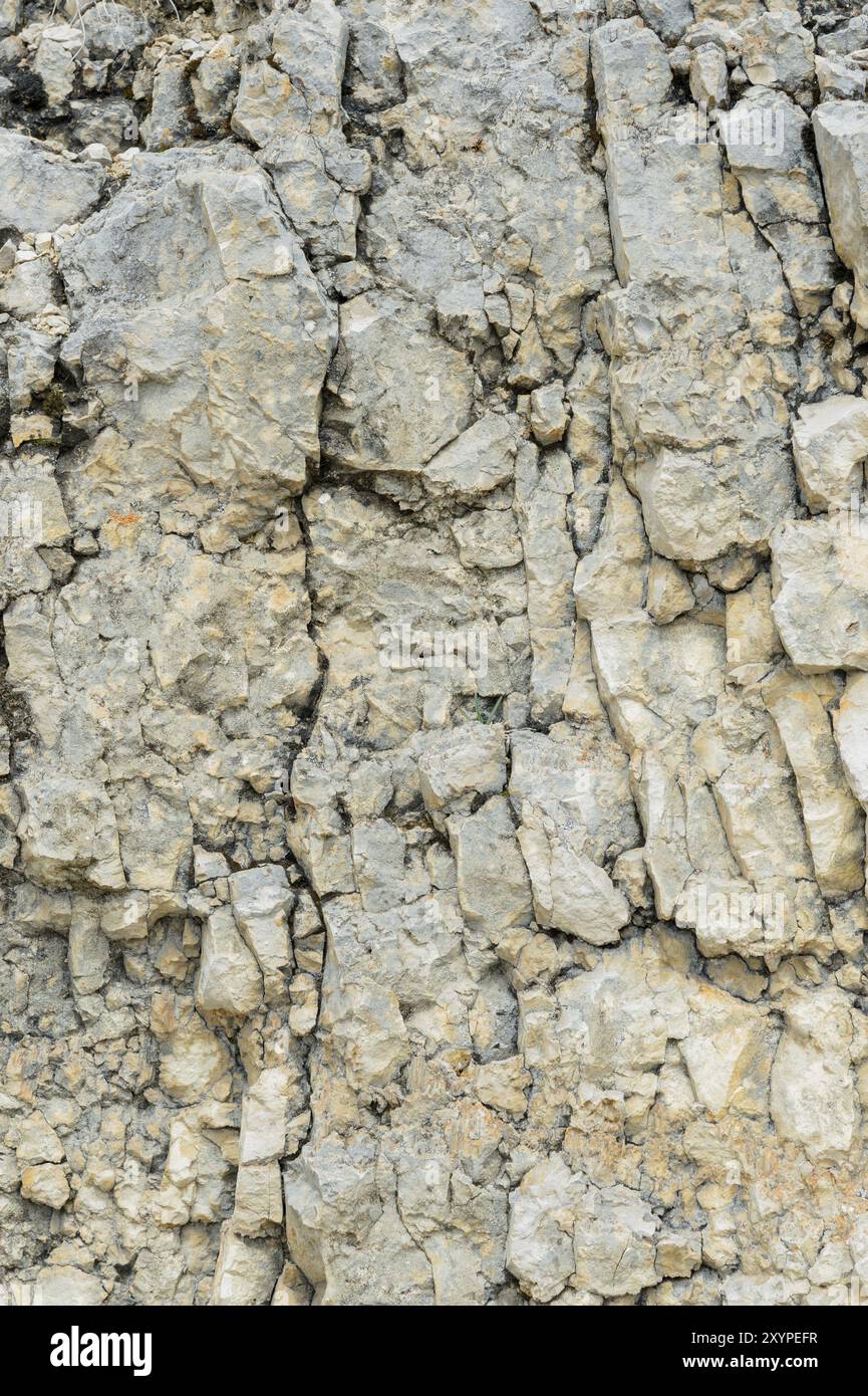 Textured stone background Rubble ballast in natural form in the rock ...