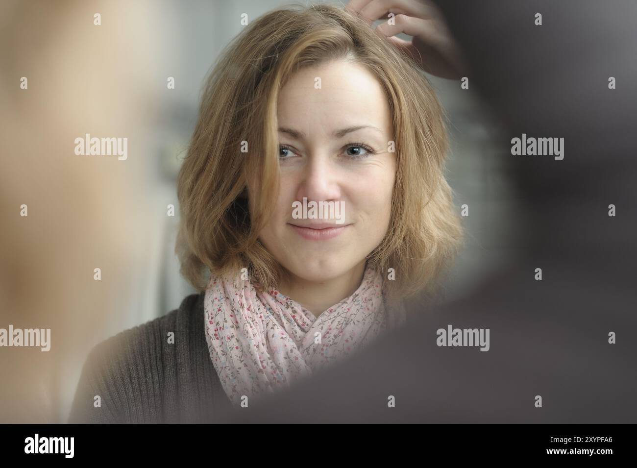 Reflection woman mirroring hi-res stock photography and images - Alamy