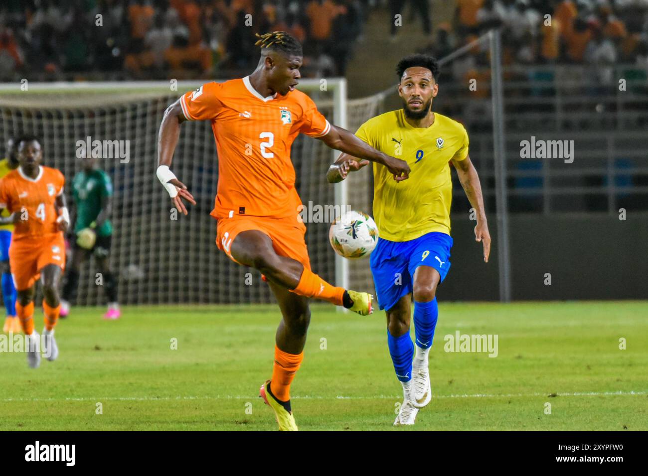 ABIDJAN, COTE D'IVOIRE - JUNE 7: Emmanuel Agbadou of Cote D'Ivoire ...