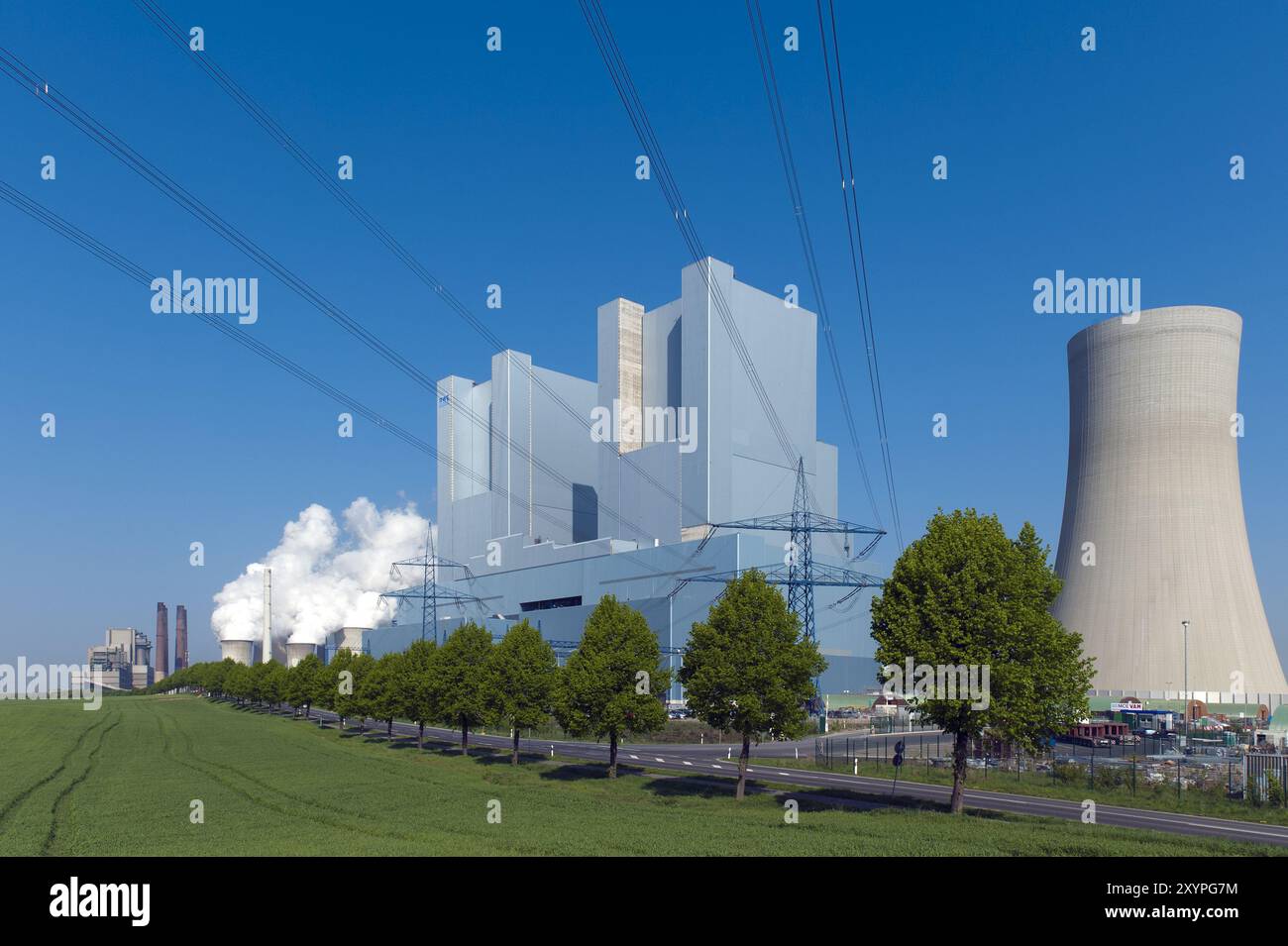 The new BOA power plant Neurath II shortly in front of completion Stock ...