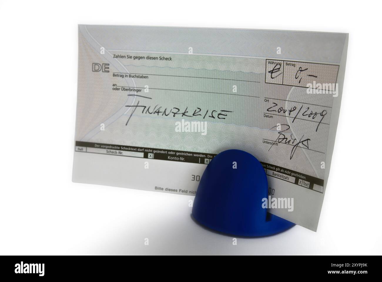 Euro cheque hi-res stock photography and images - Alamy