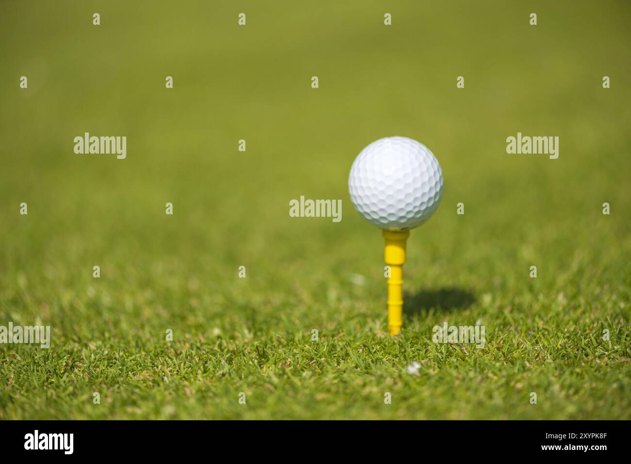 Golf ball on tee computer hi-res stock photography and images - Alamy
