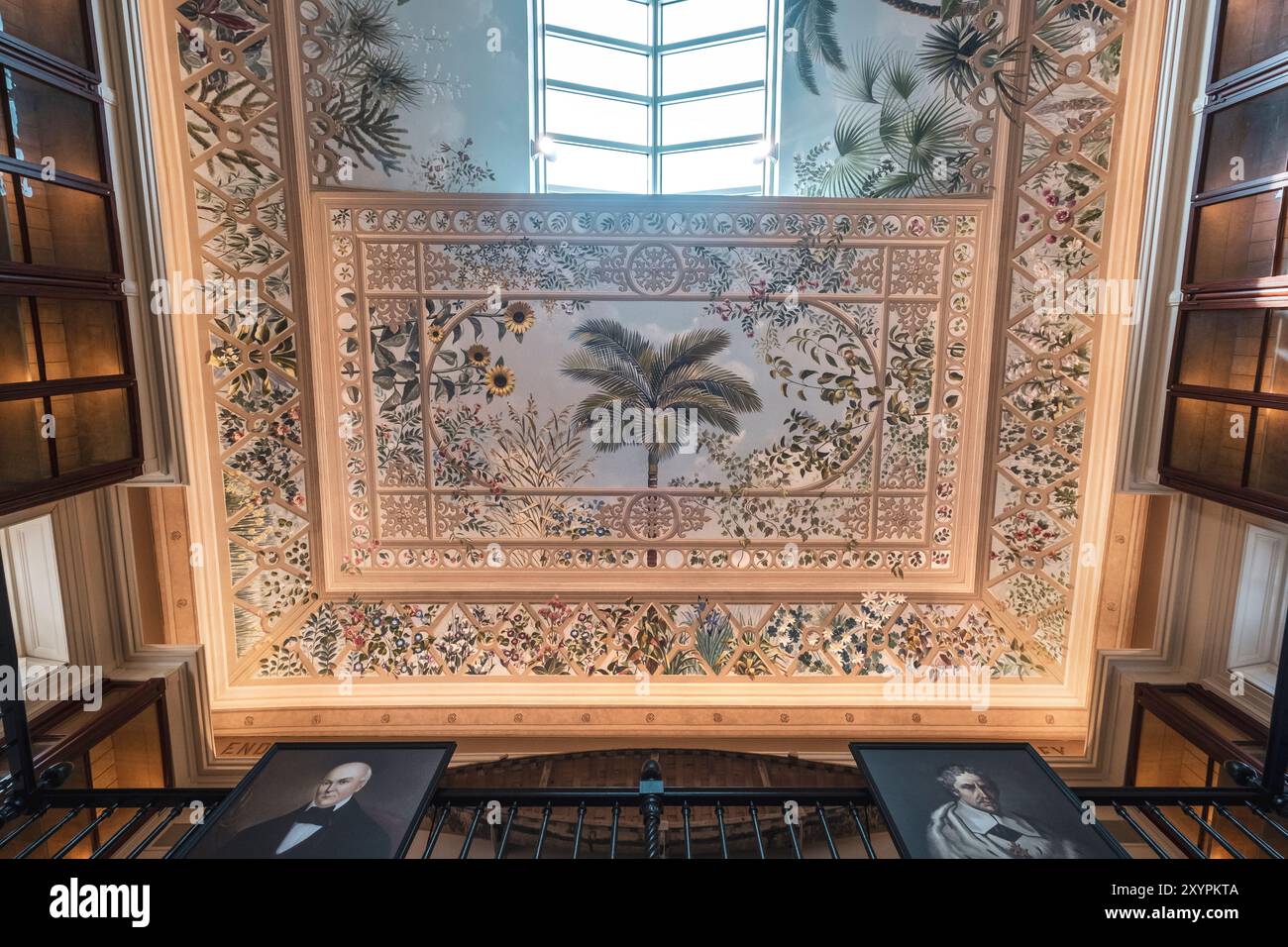 Murals inside the Stephen and Peter Sachs Museum at the Missouri ...