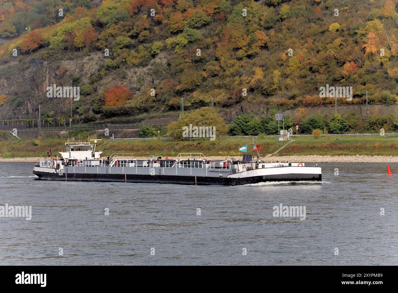Motor tanker on the Rhine Stock Photo - Alamy