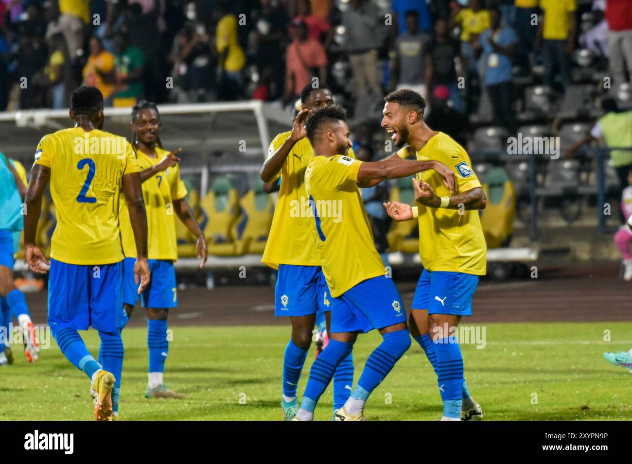 FRANCEVILLE, GABON - JUNE 11: Gabon Celebrate during the 2026 FIFA ...