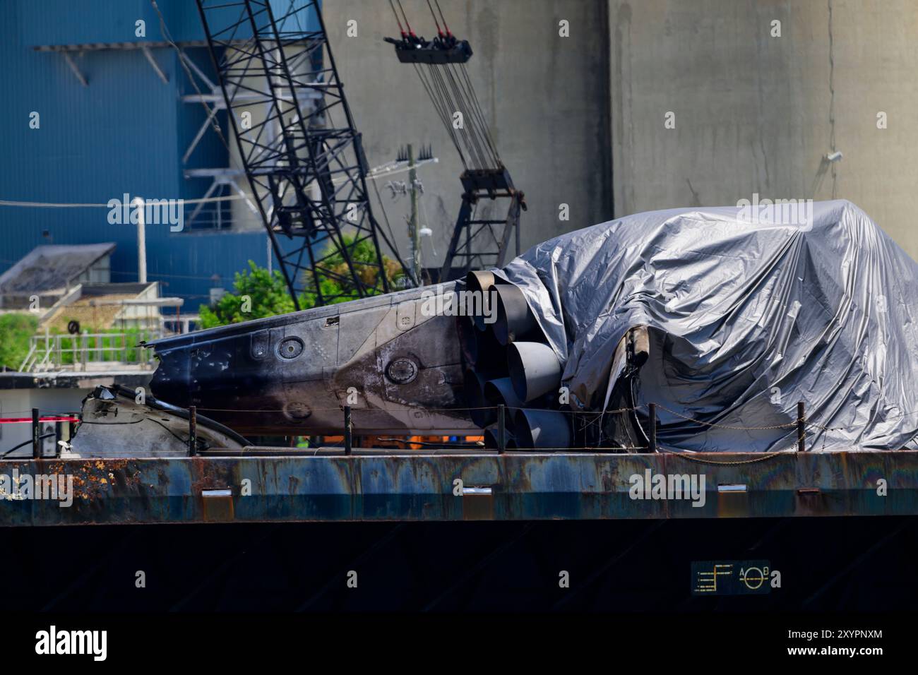 Cape Canaveral, Florida, USA. 30th Aug, 2024. Onboard the 'A Shortfall ...