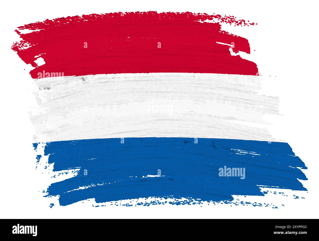Netherlands Holland flag background paint splash brushstroke Stock ...