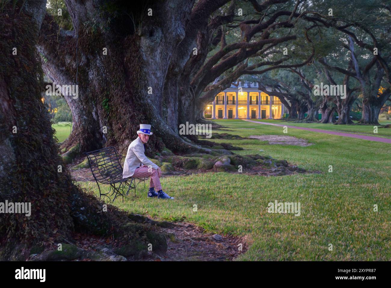 USA,Deep South, Louisiana, Ucle Sam at Oak Alley, Uncle Sam Stock Photo ...