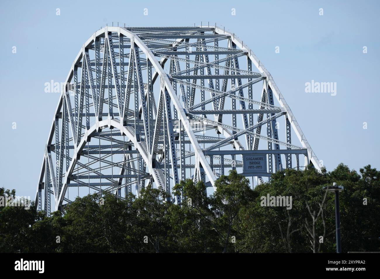 The Sagamore Bridge over the Cape Cod Canal, Friday, Aug. 30, 2024, in ...
