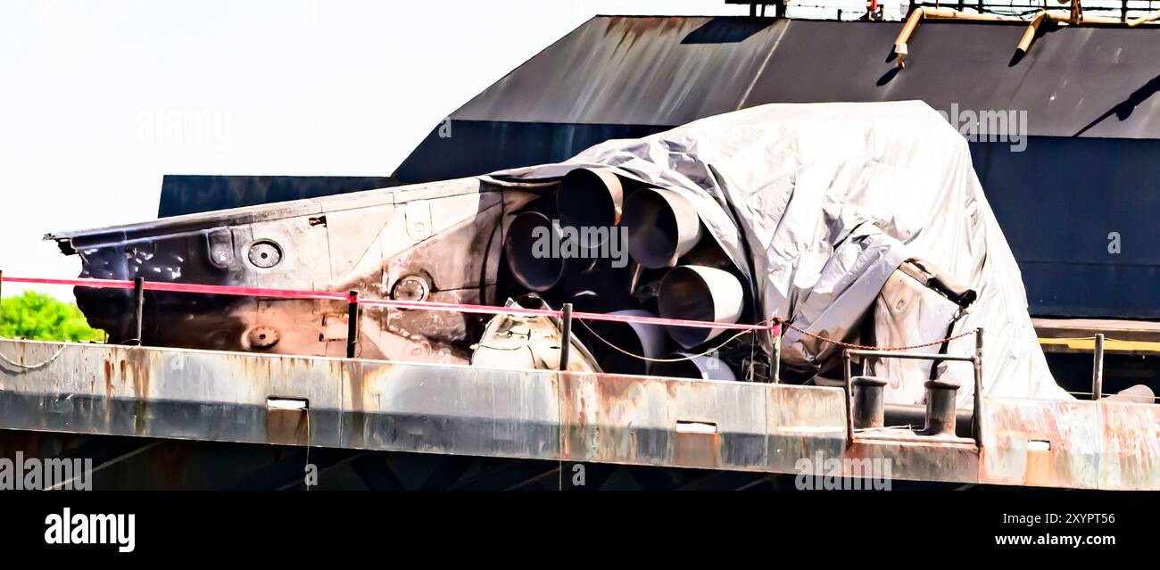 Cape Canaveral, Florida, USA. 30th Aug, 2024. Onboard the 'A Shortfall ...