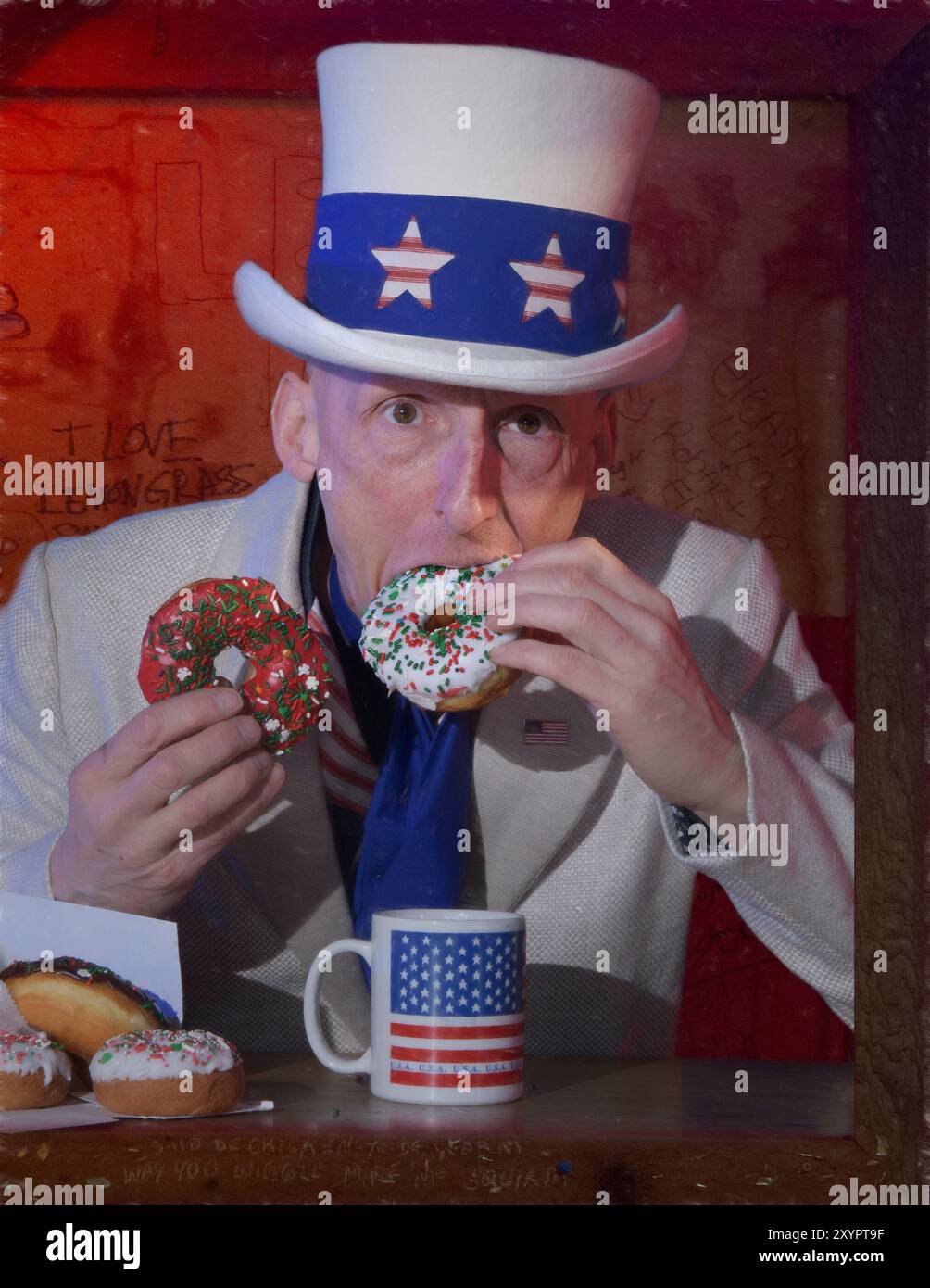USA, Texas, Fort Worth,Texas, Uncle Sam, All American Sam Stock Photo ...