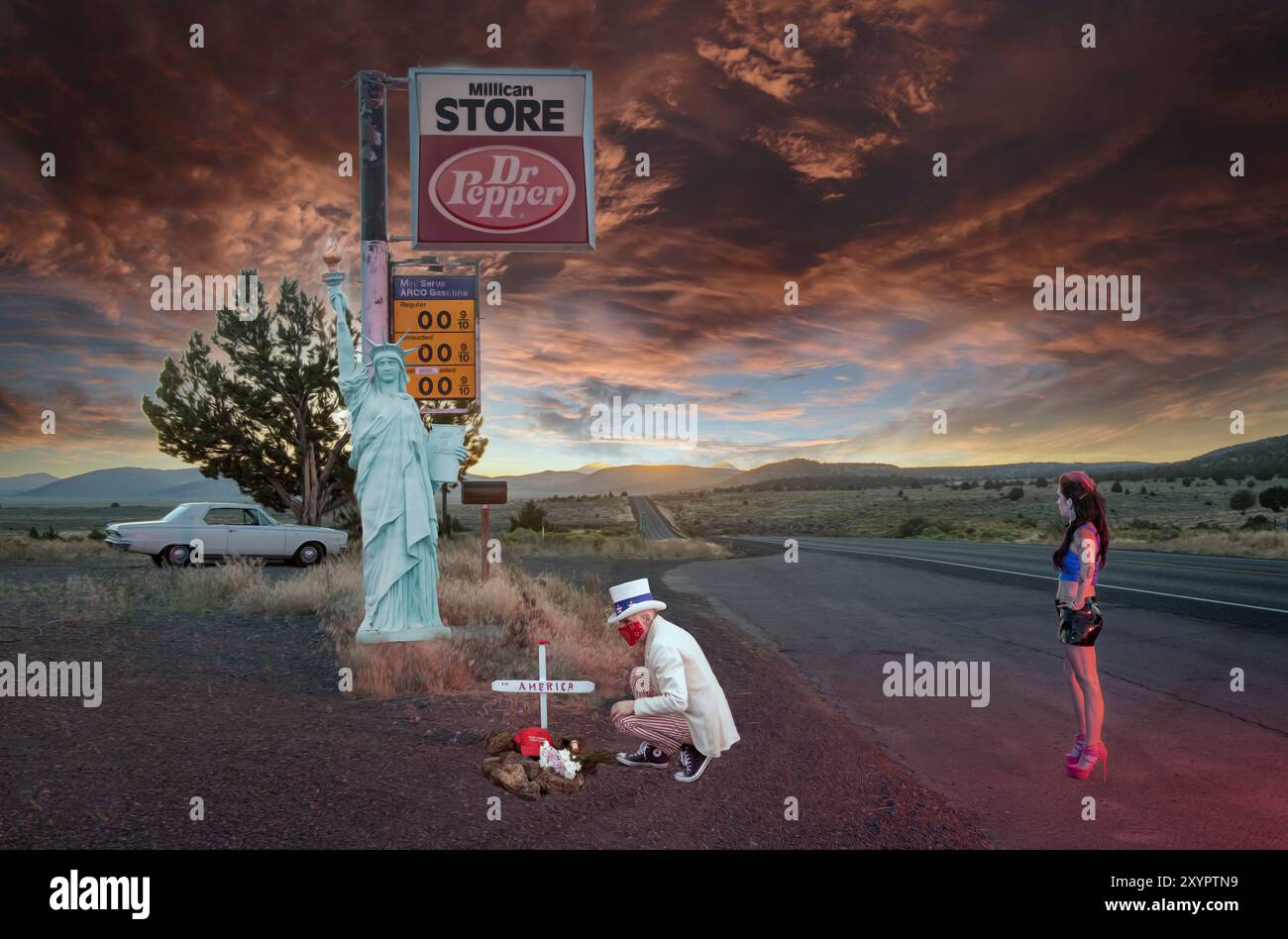 Uncle sam funeral hi-res stock photography and images - Alamy