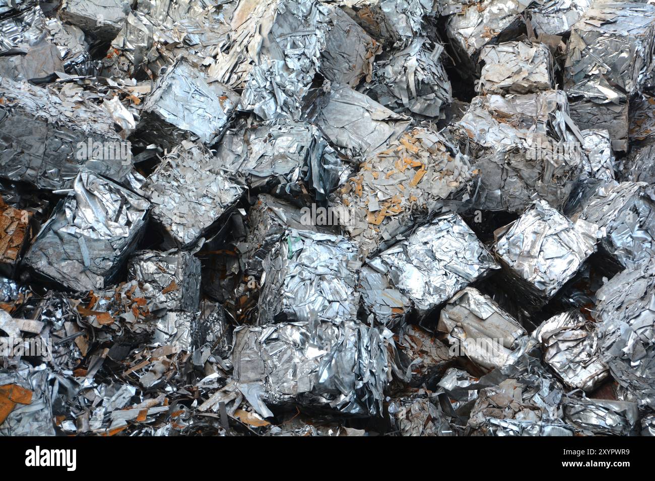 Scrap in a scrap yard Stock Photo - Alamy