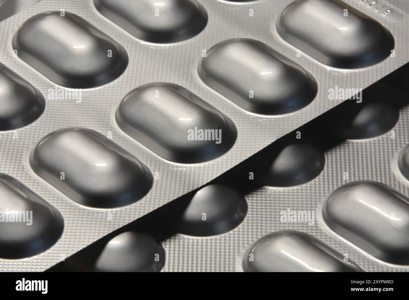 Tablets in a pack Stock Photo - Alamy