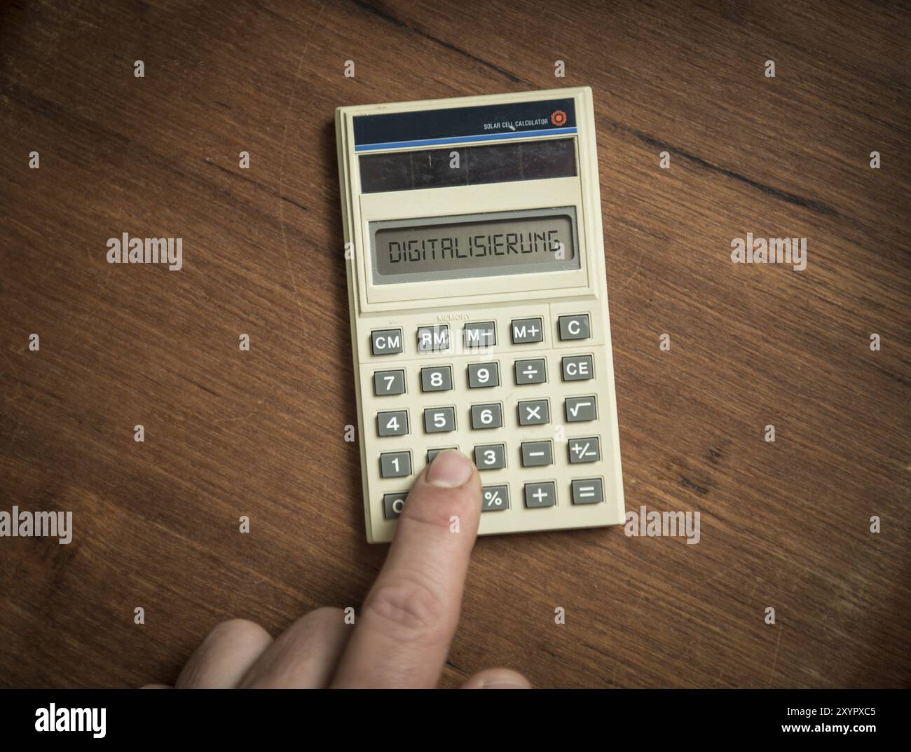 Retro pocket calculator hi-res stock photography and images - Alamy
