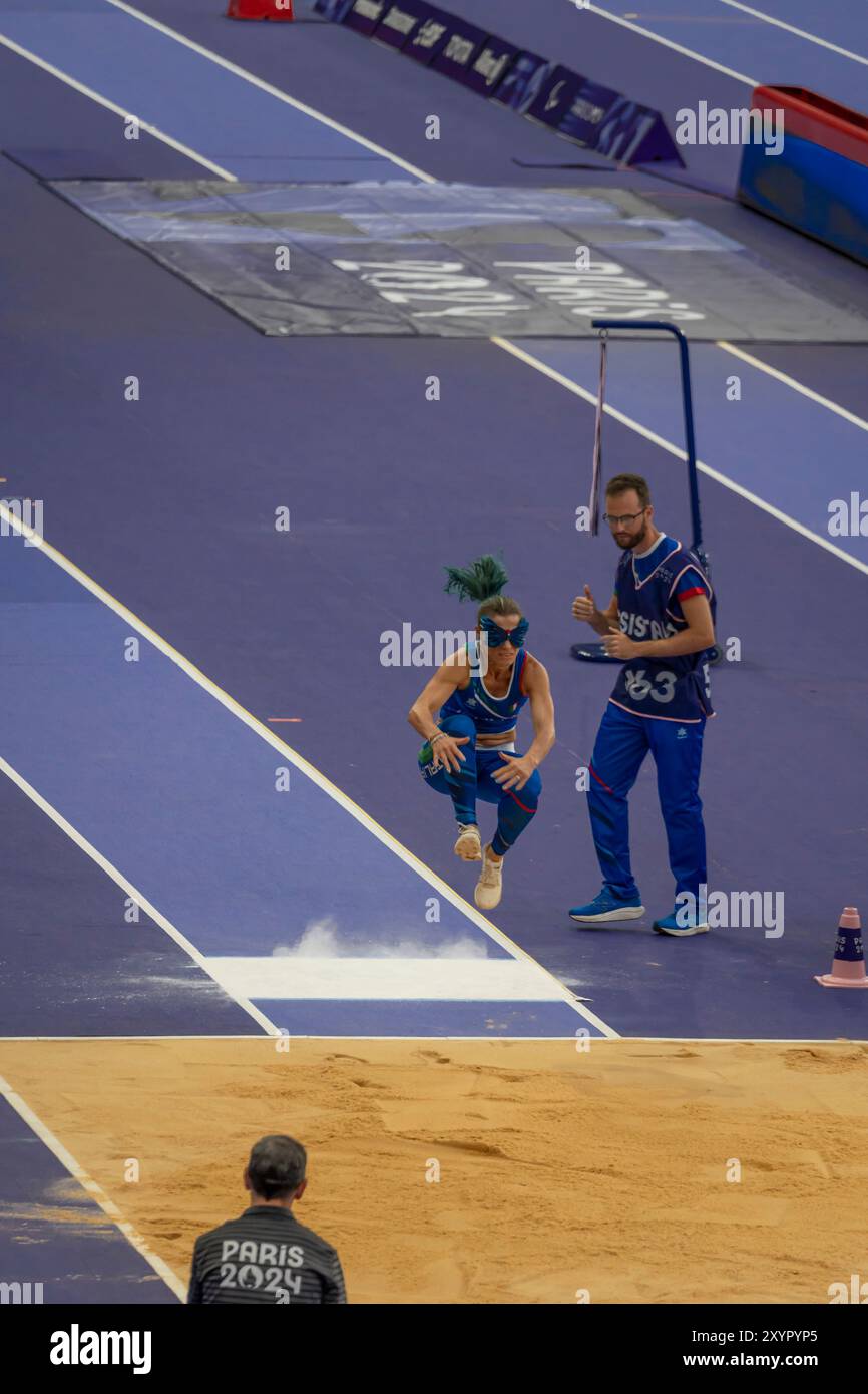 Paris, France - 08 30 2024: Olympic Games Paris 2024. View of women's ...