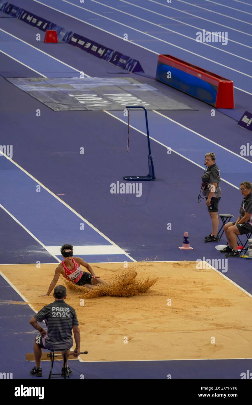 Paris, France - 08 30 2024: Olympic Games Paris 2024. View of women's ...