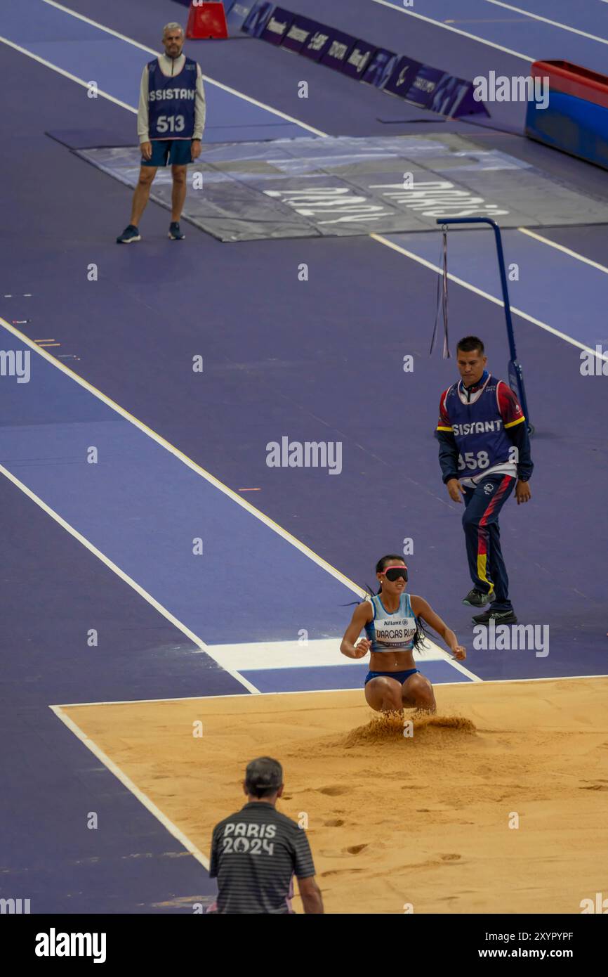 Paris, France - 08 30 2024: Olympic Games Paris 2024. View of women's ...