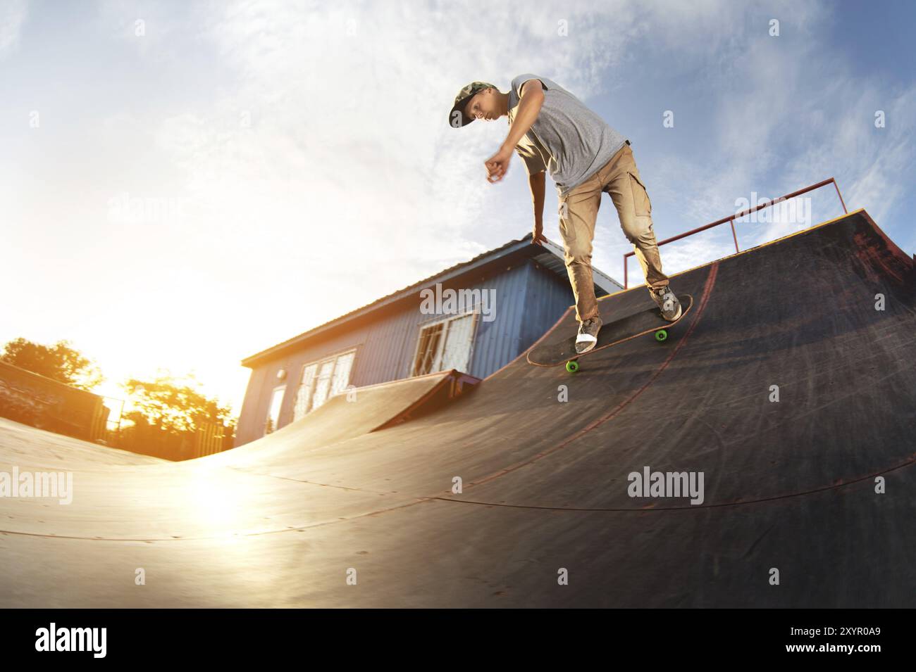 Hanging at the skatepark hi-res stock photography and images - Alamy