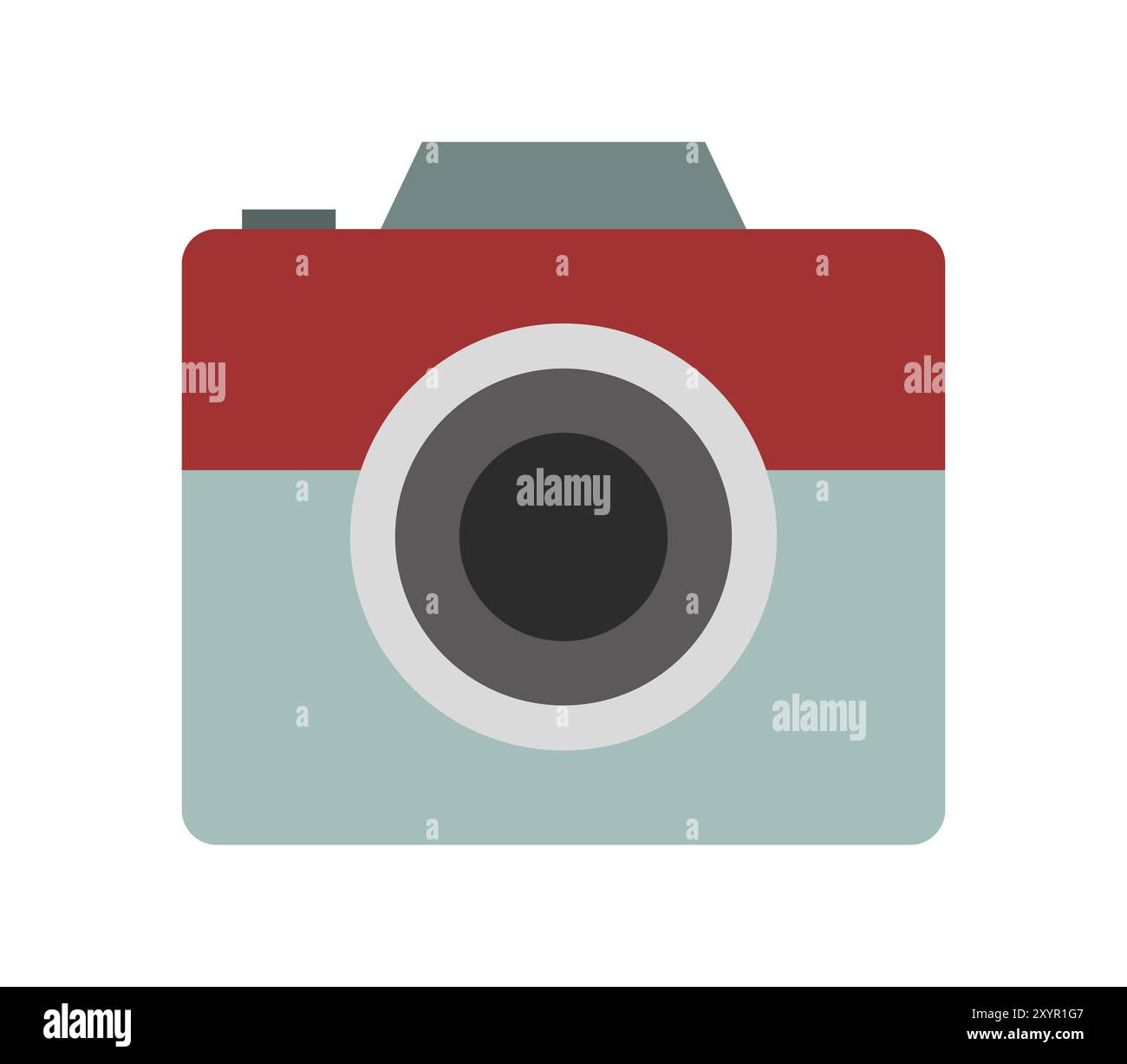 Camera icon illustrated in vector on white background Stock Photo - Alamy