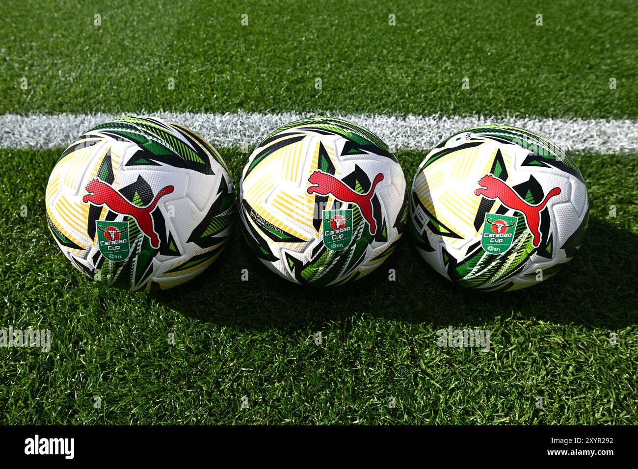 LONDON, ENGLAND - AUGUST 27: A general close up view of Puma official ...