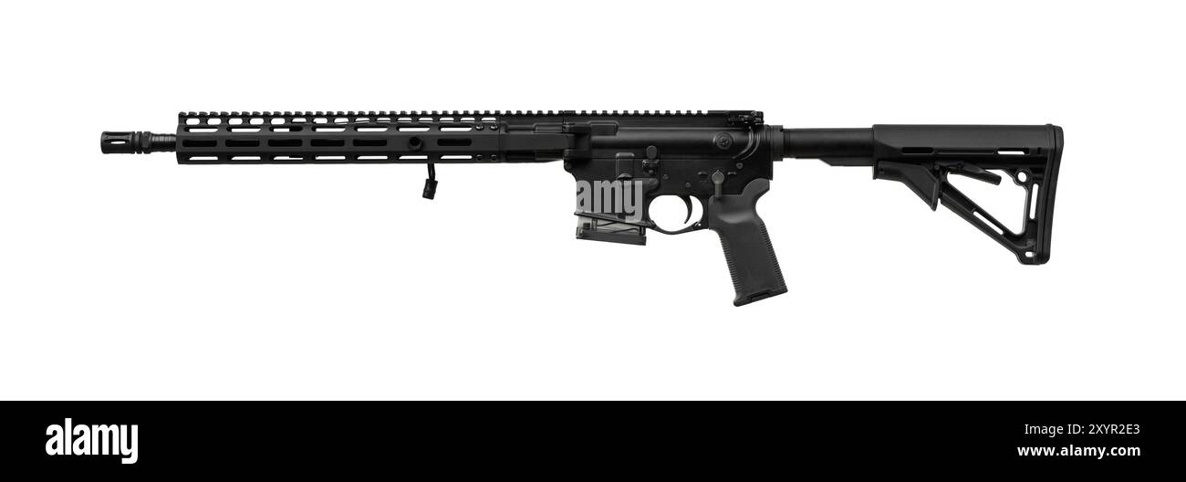 Modern folding automatic carbine. Weapons for the army, police and ...