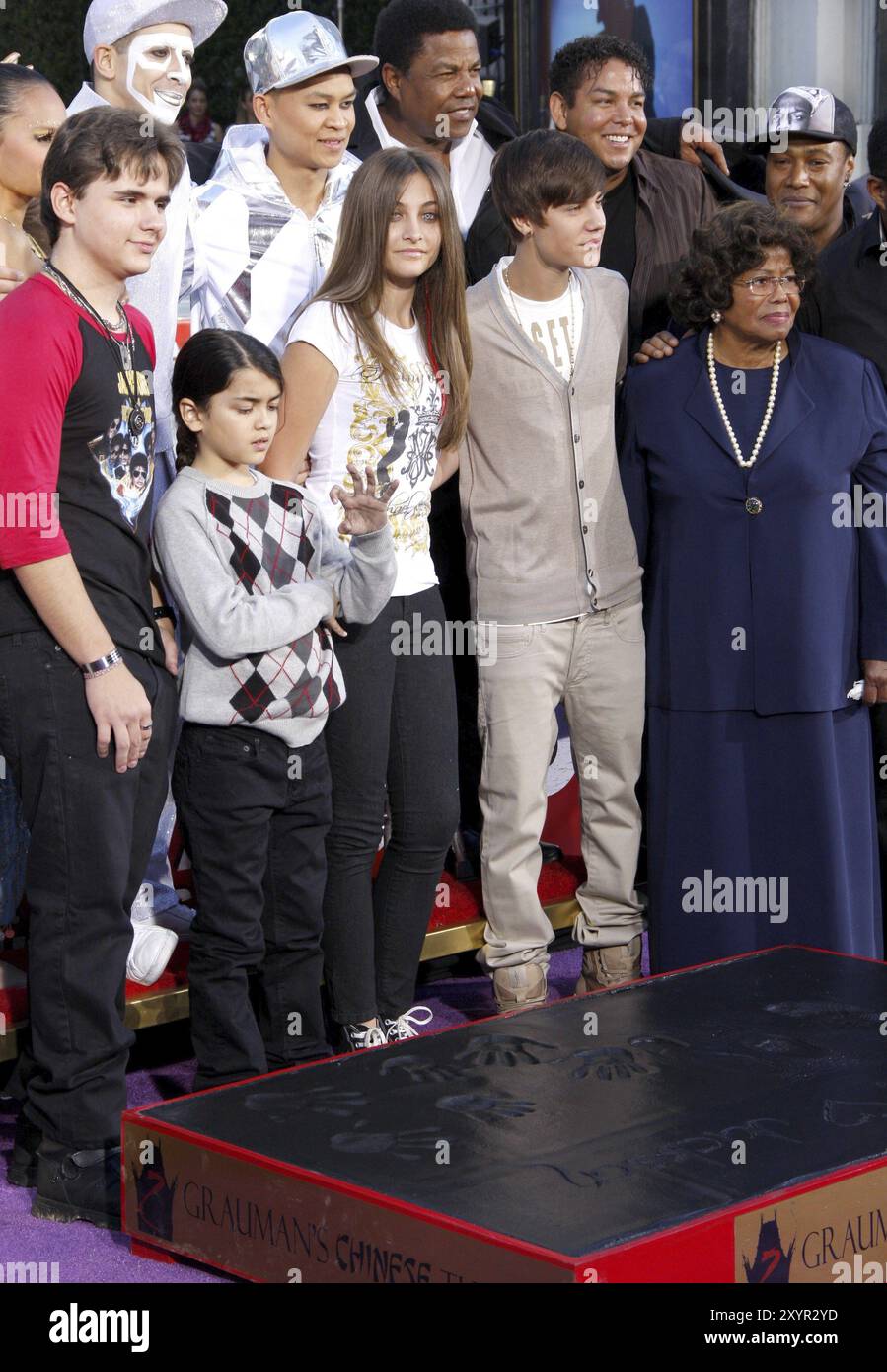 HOLLYWOOD, CALIFORNIA, Thursday January 26, 2012. Justin Bieber, Prince ...