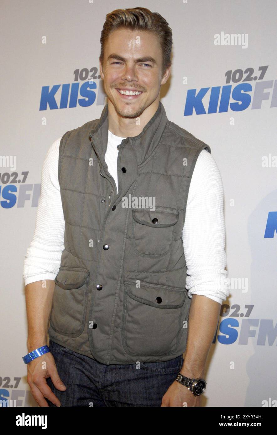 Derek Hough at the KIIS FM's Jingle Ball 2012 held at the Nokia Theatre LA Live in Los Angeles ...