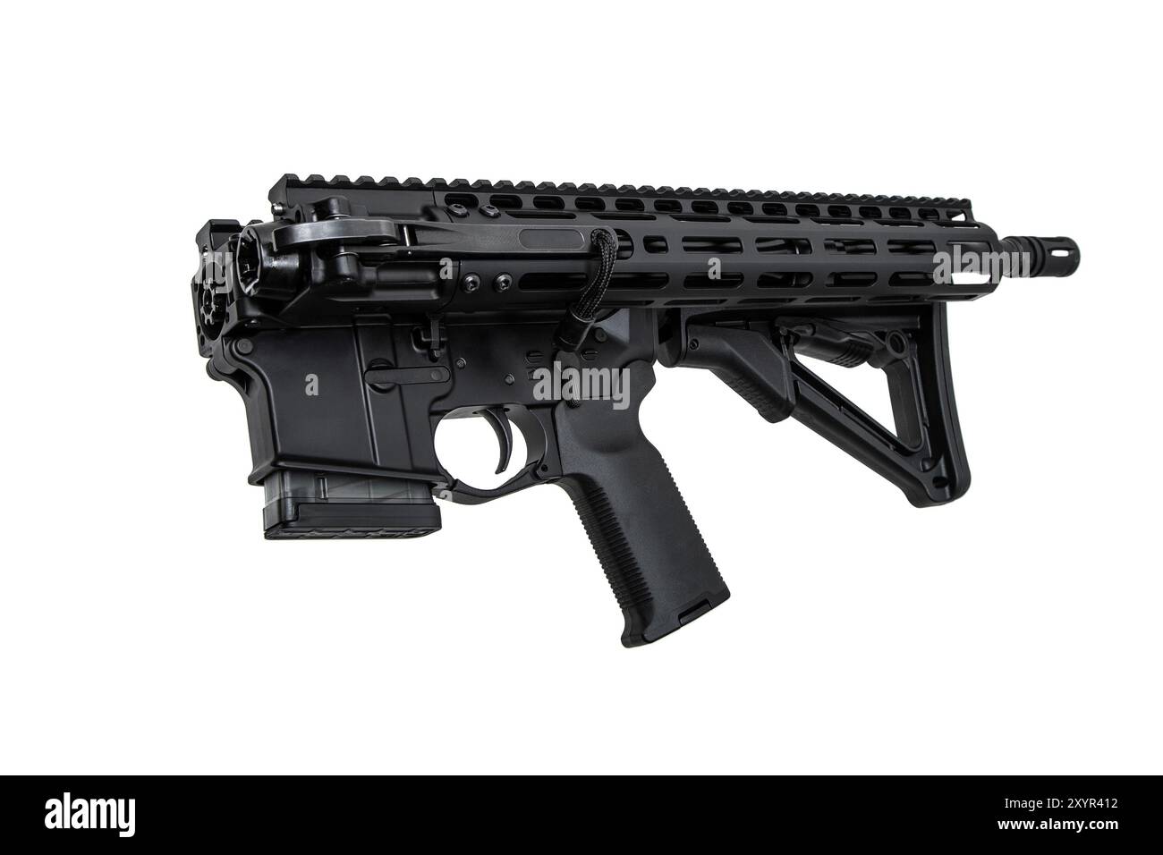 Modern folding automatic carbine. Weapons for the army, police and ...