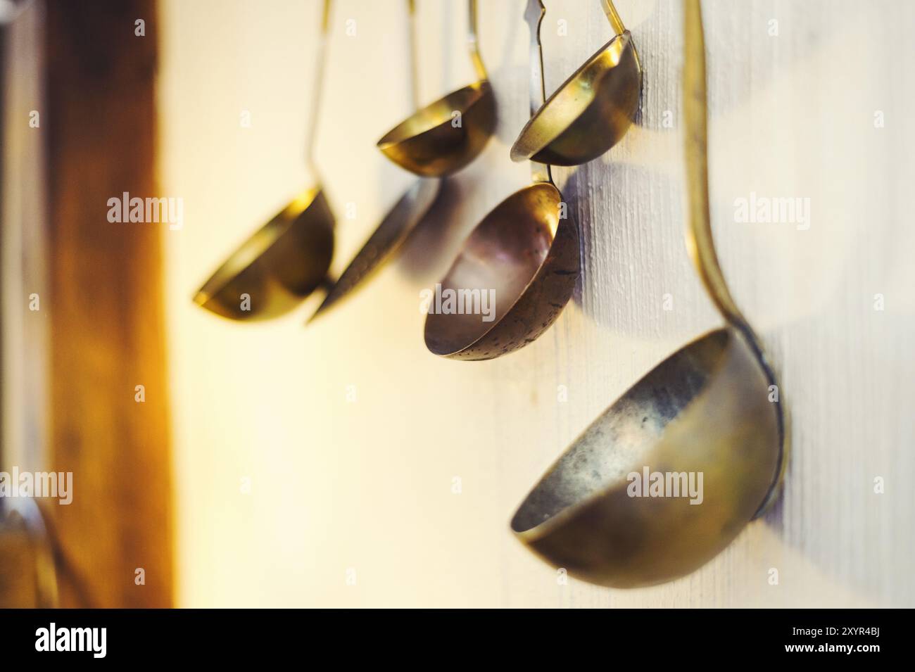 Ladles on wall hi-res stock photography and images - Alamy