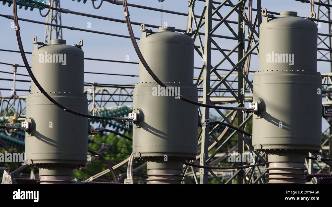 Substation, transformer station Stock Photo - Alamy