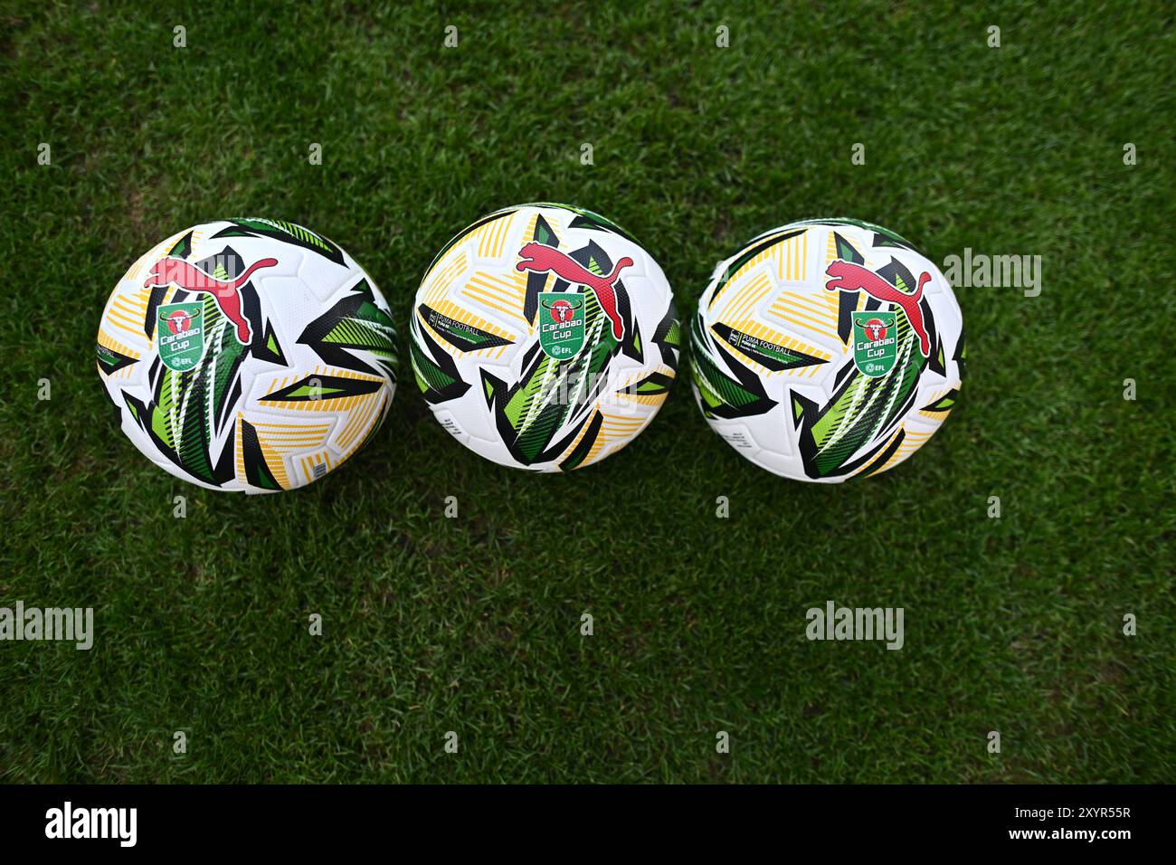 LONDON, ENGLAND - AUGUST 27: A general close up view of Puma official ...