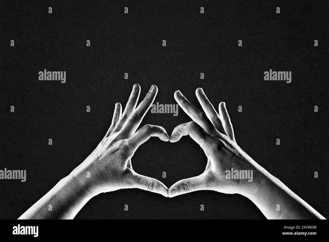 Hand showing heart gesture hi-res stock photography and images - Alamy