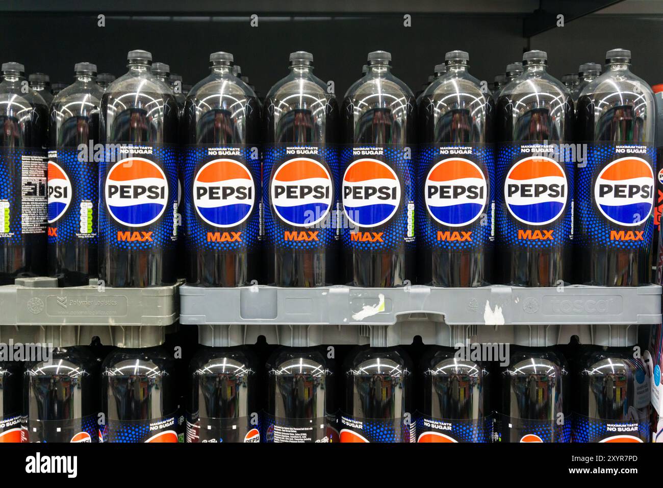 Plastic bottles of Pepsi Max for sale in a supermarket Stock Photo - Alamy