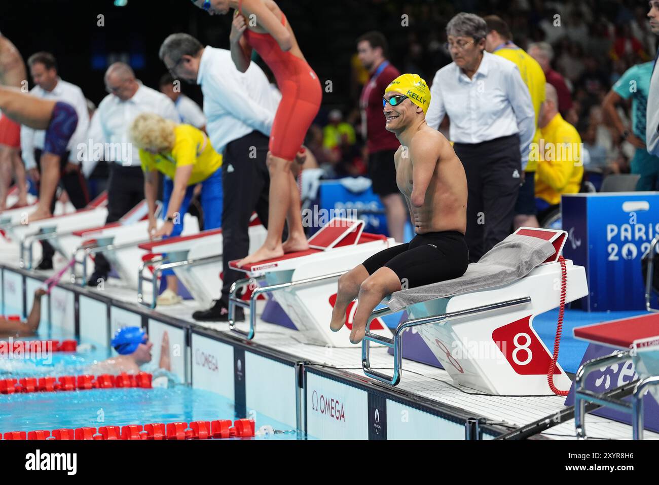 Australia’s Ahmed Kelly during the Mixed 4x50m Freestyle Relay final at ...