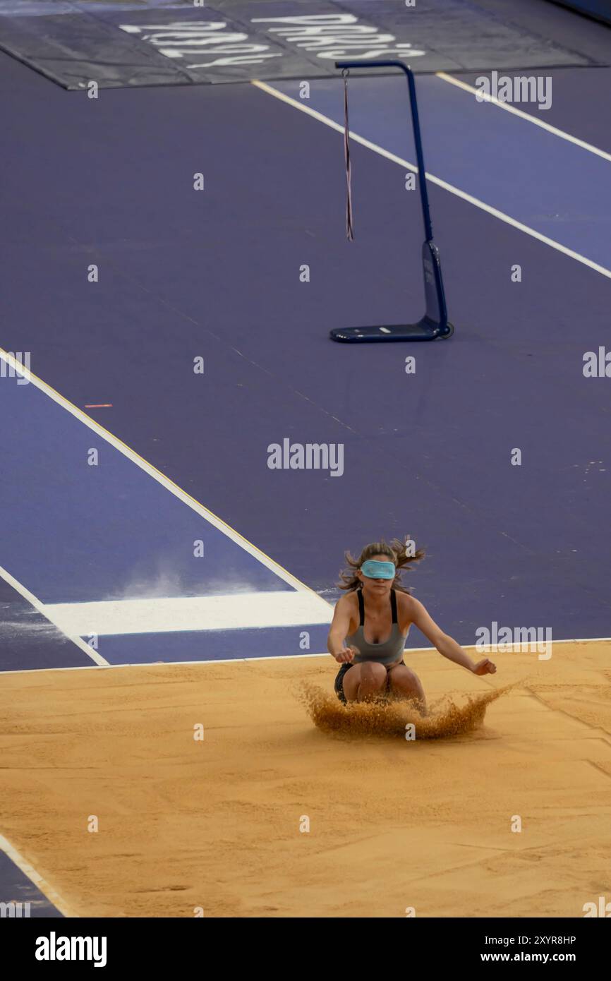 Paris, France - 08 30 2024: Olympic Games Paris 2024. View of women's ...