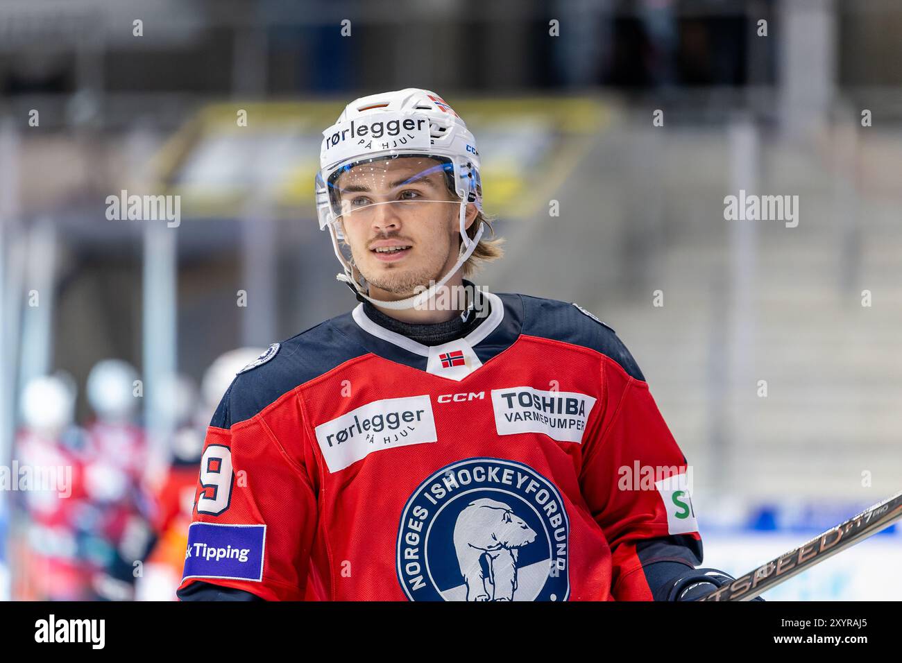 Aalborg, Denmark. 30th, August 2024. Havard Ostrem Salsten (19) of ...