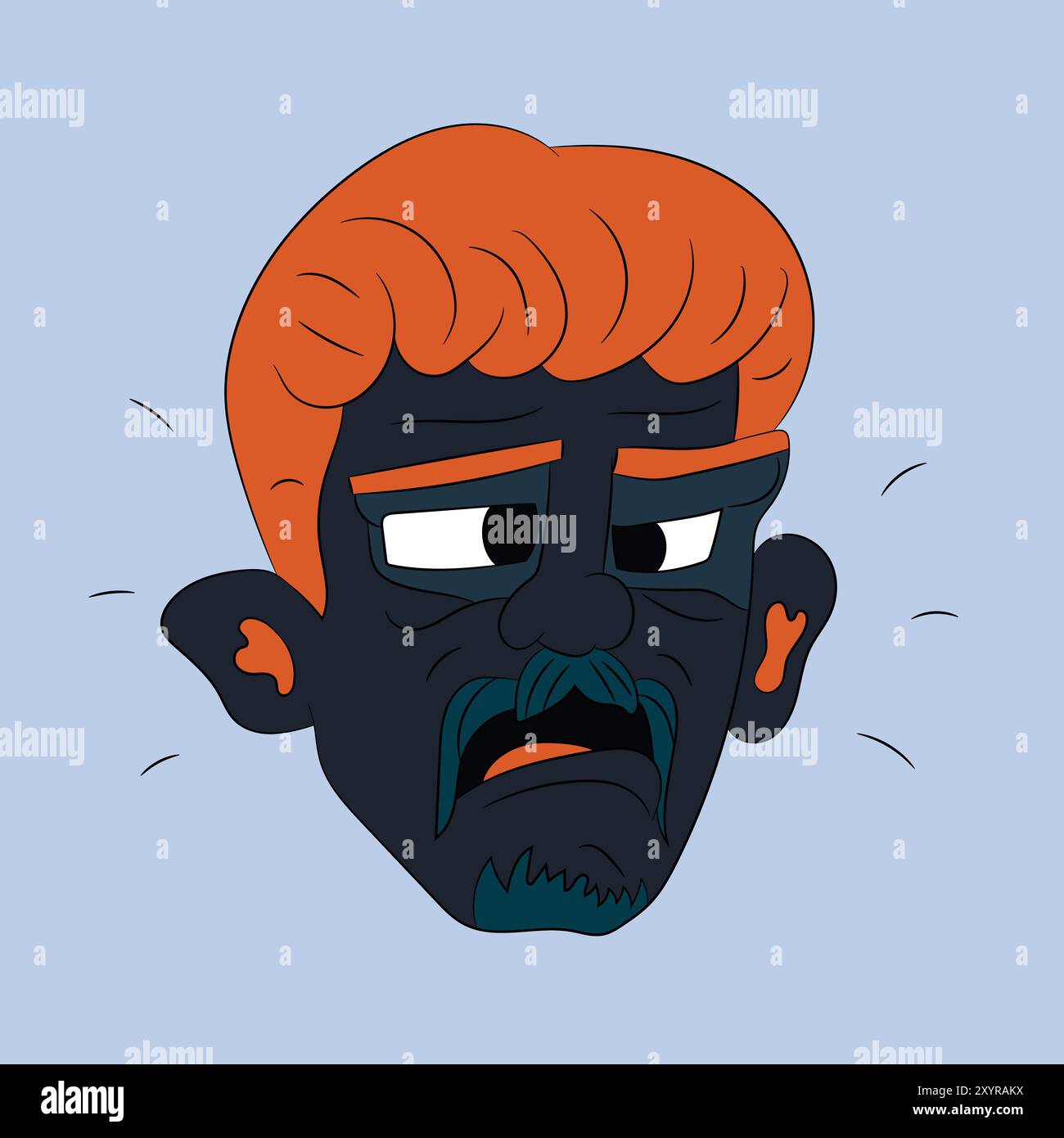character face emotions angry Stock Vector Image & Art - Alamy