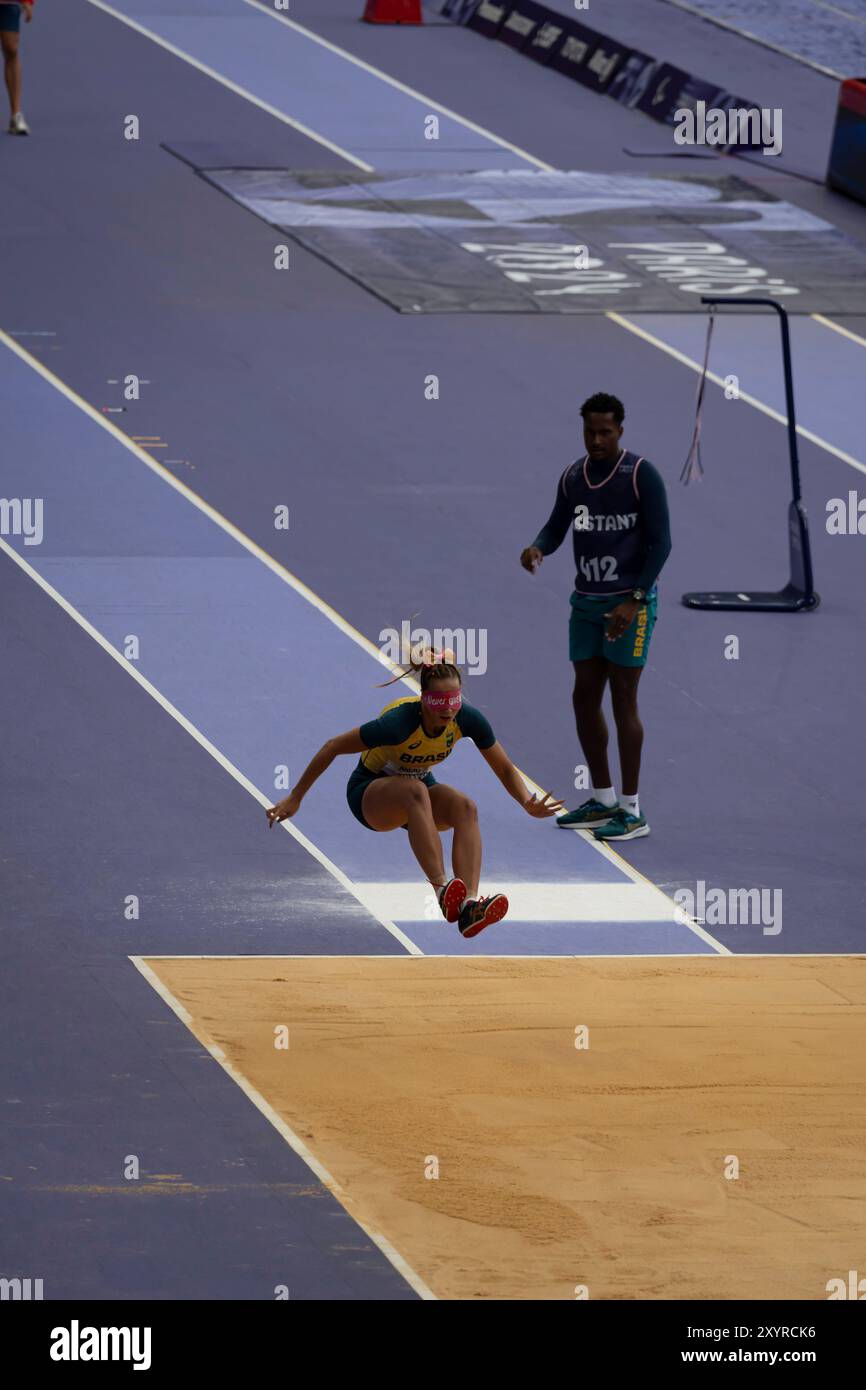 Paris, France - 08 30 2024: Olympic Games Paris 2024. View of women's ...