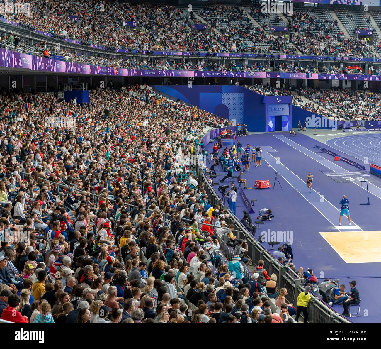 Paris, France - 08 30 2024: Olympic Games Paris 2024. View of women's ...
