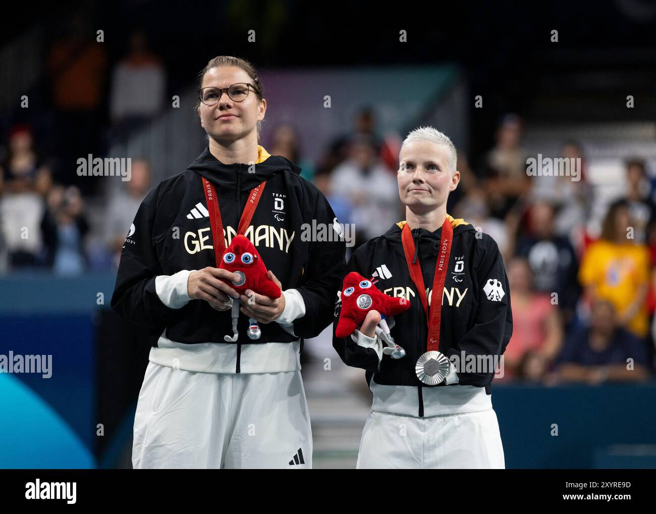 PARIS, FRANCE - AUGUST 30: Stephanie GREBE (GER) startclass WK6 and ...