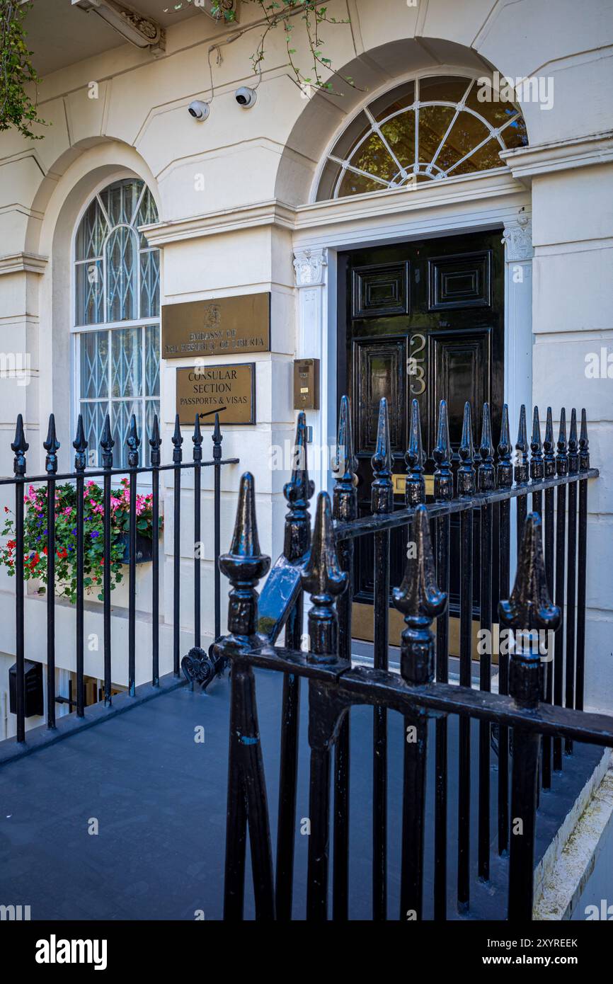Embassy of the Republic of Liberia London. Liberian Embassy at 23 ...